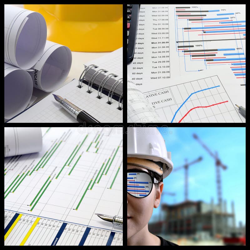 Project management collage stock photo. Image of graphic - 26618090