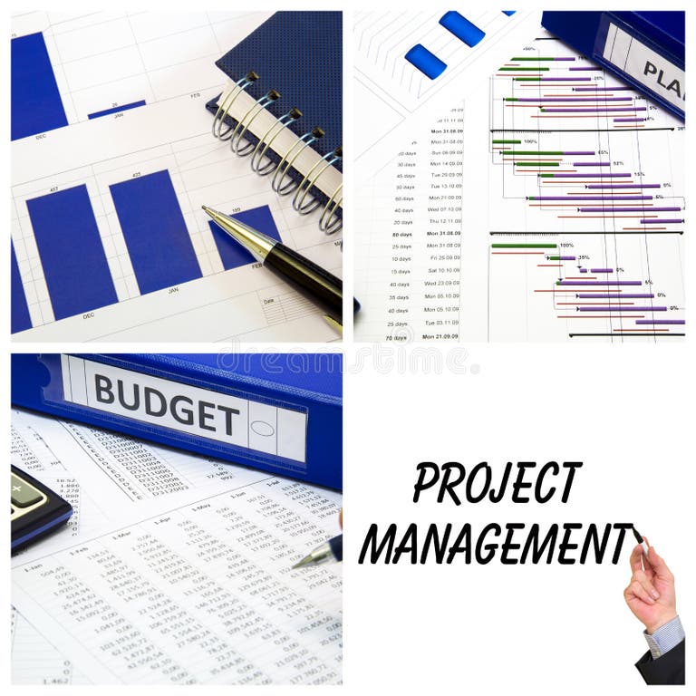 Project management collage stock photo. Image of commerce - 43795966