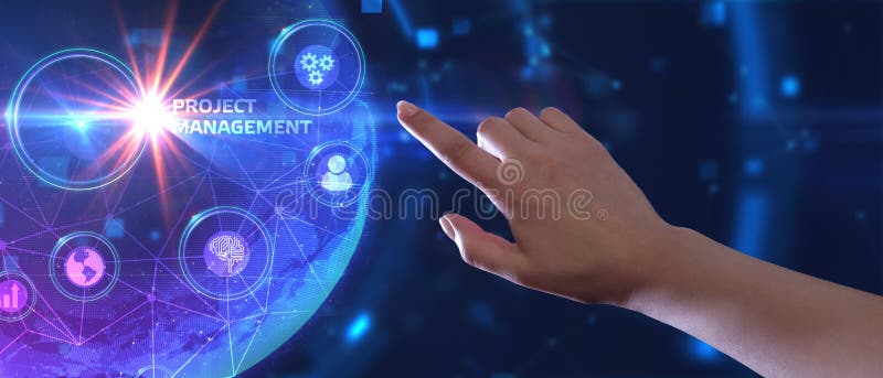 Project Management Concept. Business, Technology, Internet and Network ...