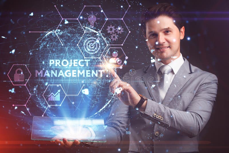 Project Management Concept. Business, Technology, Internet and Network ...