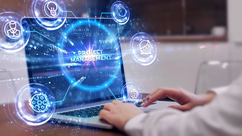 Project Management Concept. Business, Technology, Internet and Network ...