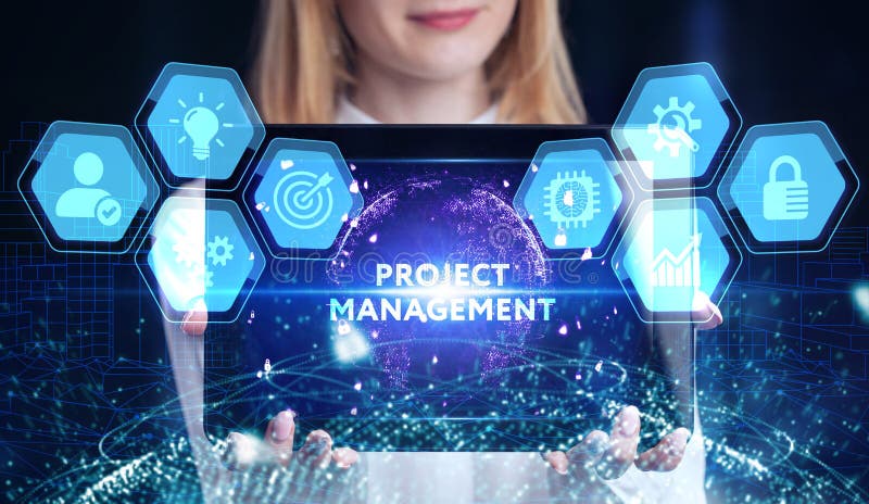 Project Management Concept. Business, Technology, Internet and Network ...