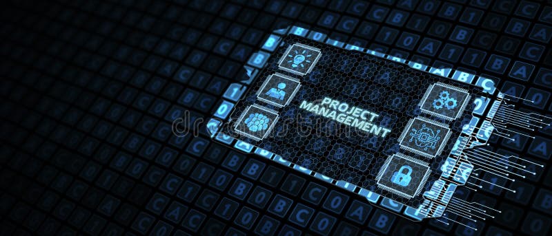Project Management Concept. Business, Technology, Internet and Network ...