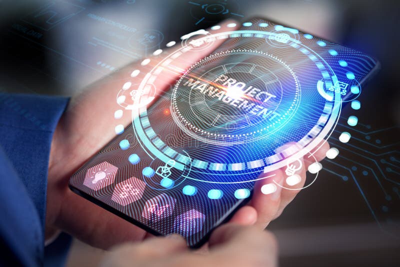 Project Management Concept. Business, Technology, Internet and Network ...