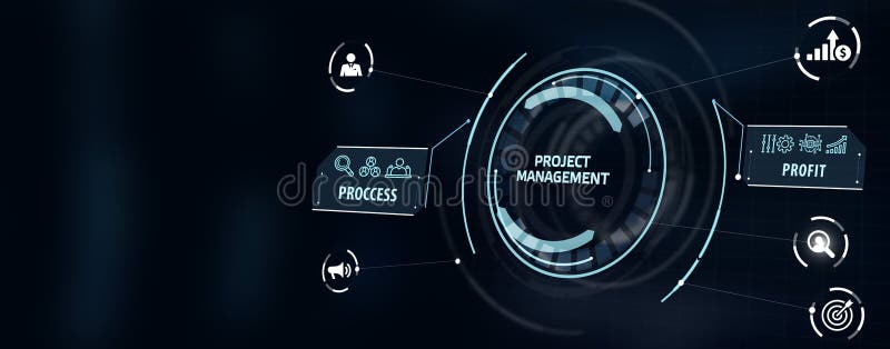 Project Management Concept. Business, Technology, Internet and Network ...
