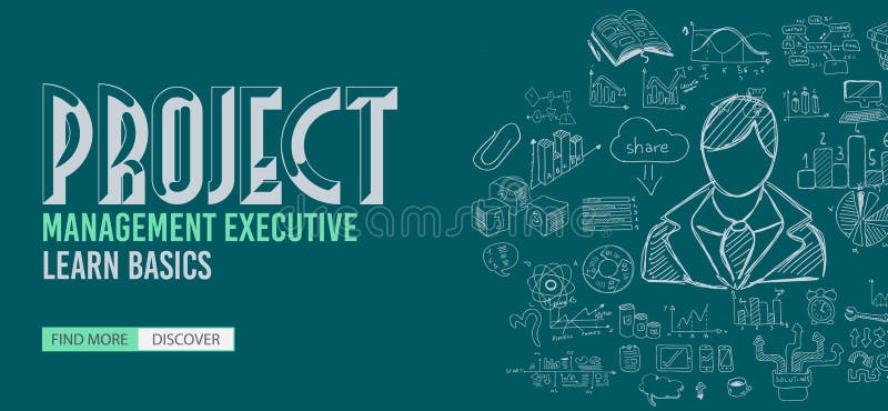 Project Management Concept with Doodle Design Style Stock Vector ...