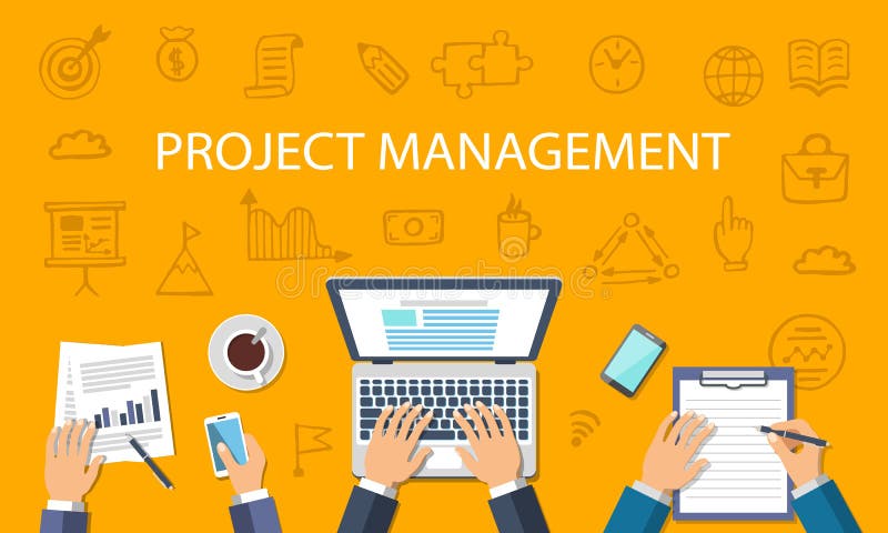 Project Management Concept stock vector. Illustration of development ...