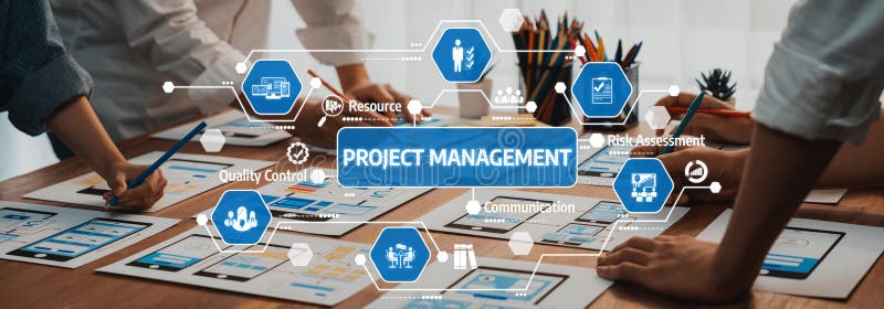 Project Management Concepts with Visual Tools and Team Collaboration on ...
