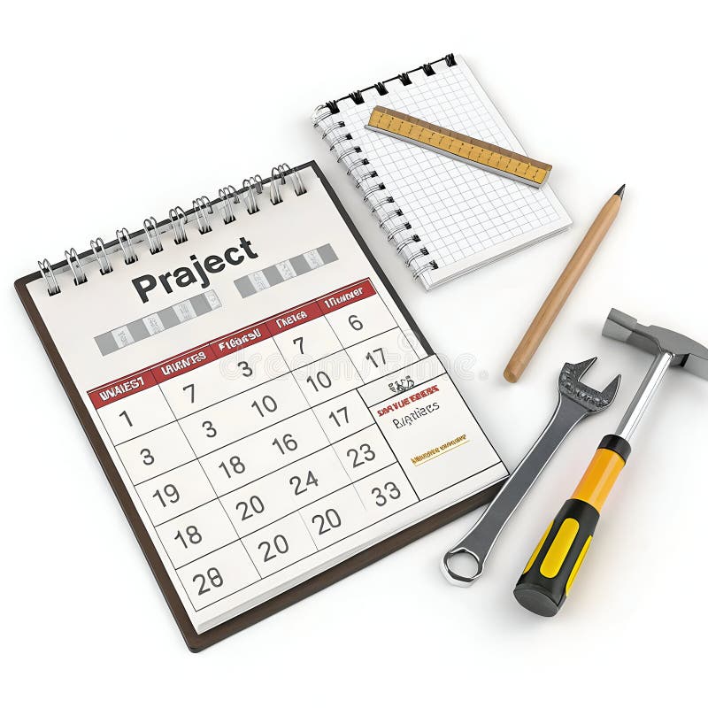 Project Management 3D Icon, Stock Illustration - Illustration of ...