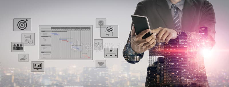 Project Management Timeline and Task Planning Vouch Stock Photo - Image ...