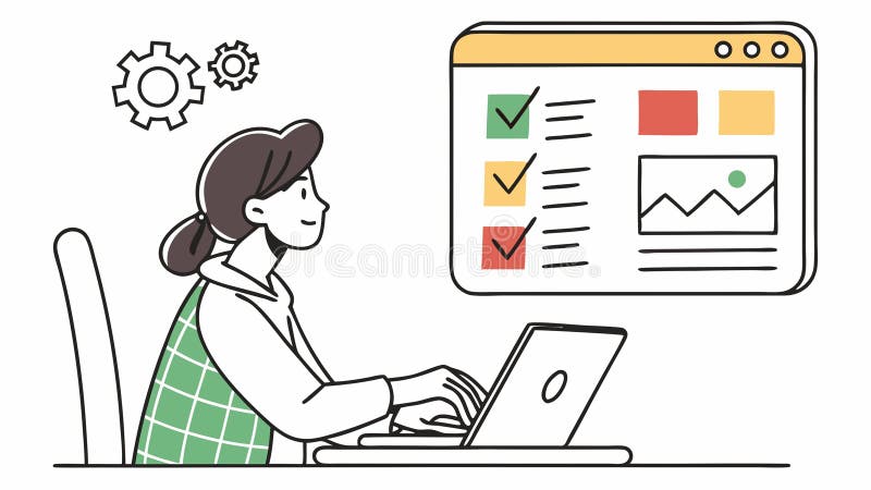 Project Management Dashboard, Task Tracking, Vector Design Generative ...