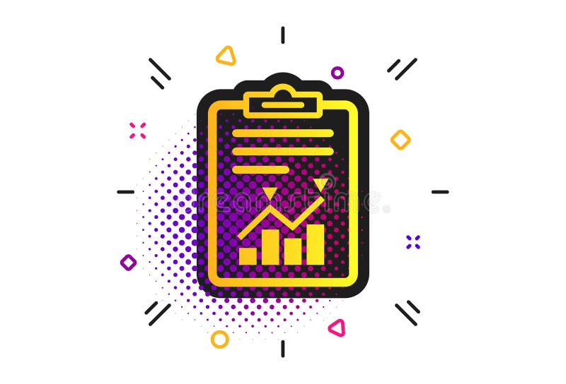 Project Management Icon. Report Document Symbol. Vector Stock Vector ...