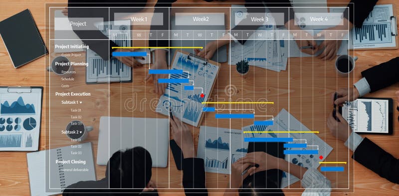 Team Collaboration on Artificial Intelligence Project with Laptop ...