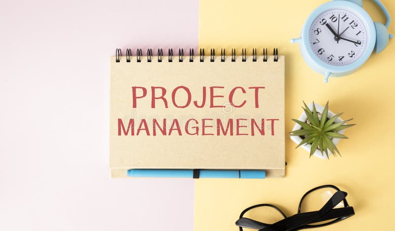 Project Management Memo Written on a Notebook Stock Image - Image of ...