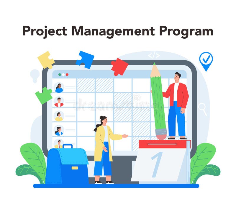 Project Management Online Service or Platform. Successful Strategy ...