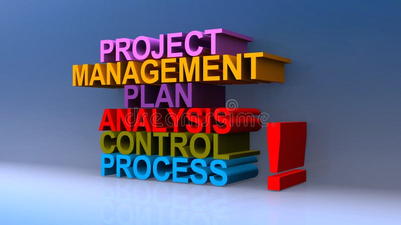 Project Management Plan Analysis Control Process on Blue Stock ...