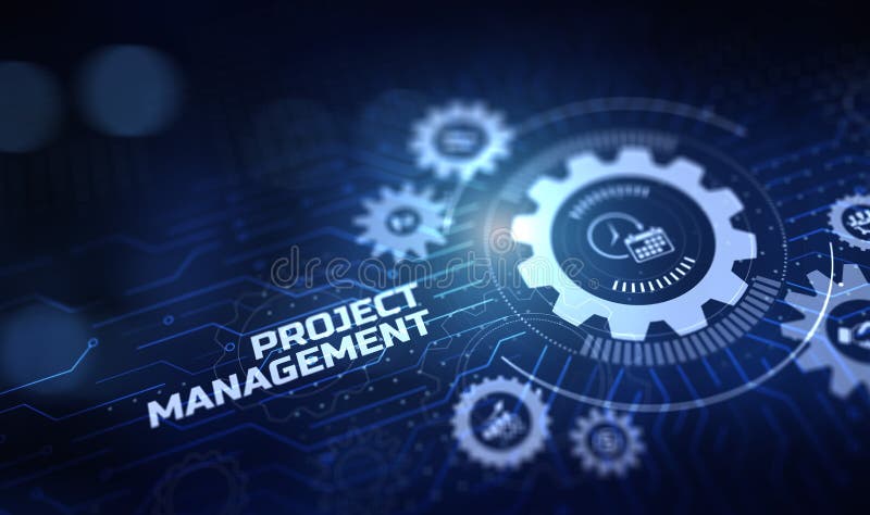 Project Management Planning Business Technology Concept Mixed Media ...