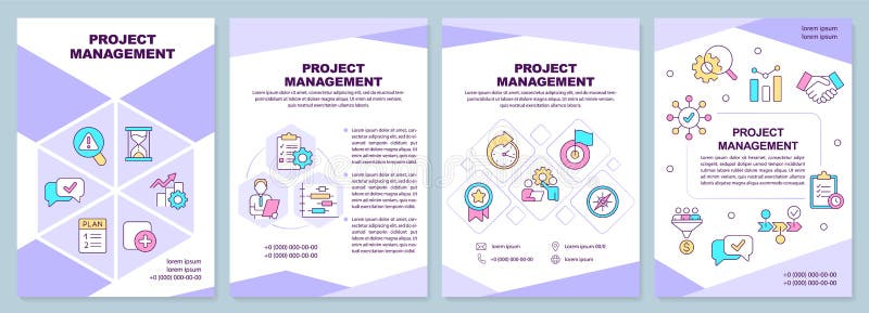 Project Management Poster Template Layout. Business Solution Search ...