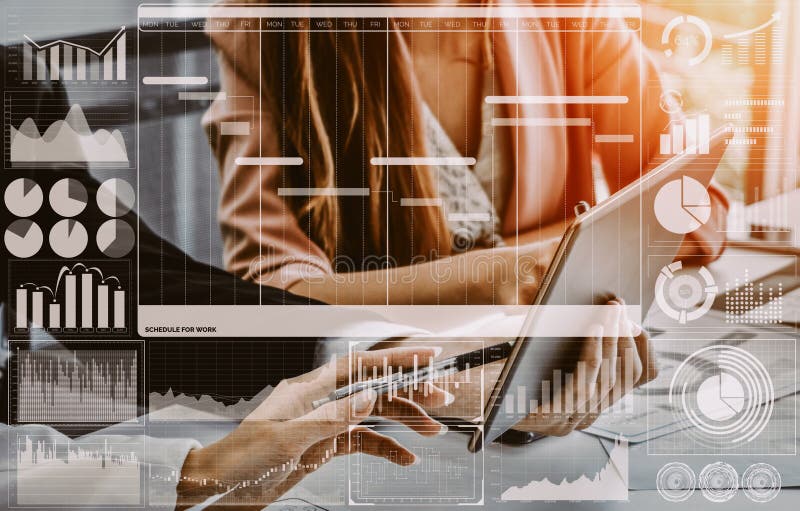 Schedule Business Planning and Project Management. Uds Stock Image ...