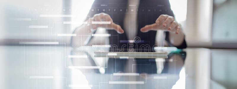 Project Management and Scheduling Using Digital Tools on a Wide Banner ...