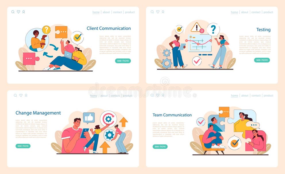 Adaptive Team Management Stock Illustrations – 125 Adaptive Team ...