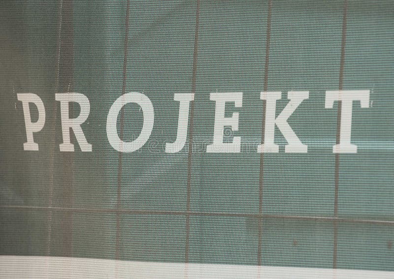 Project or Project Management Sign Stock Photo - Image of discuss ...