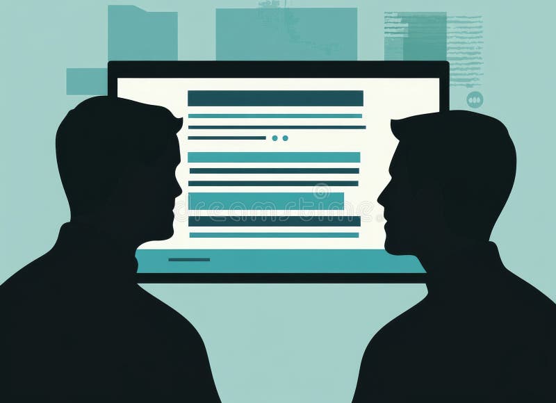 Project Management Software Depicted in Modern, Isolated Cartoon ...