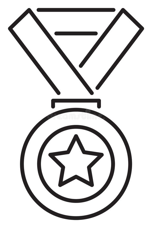 Project Management Star Medal Vector Icon Illustration Stock Vector ...