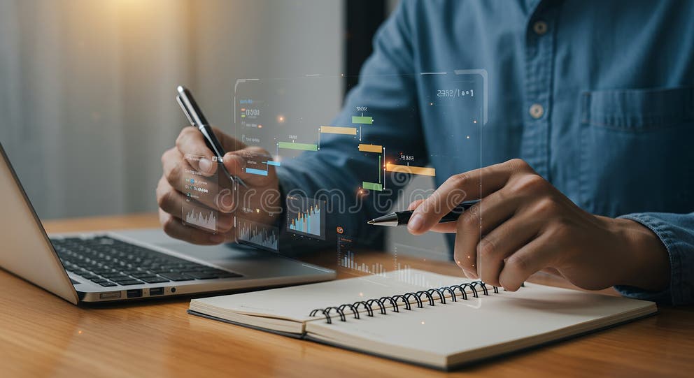 Project Management Streamlining Workflow with Visual Data and Notebook Boost Productivity and ...