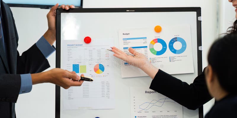 Project Management and Team Collaboration. Professionals Discussing ...