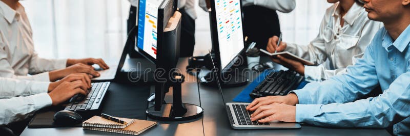 Business People Planning Time and Deadline for Company Task ...