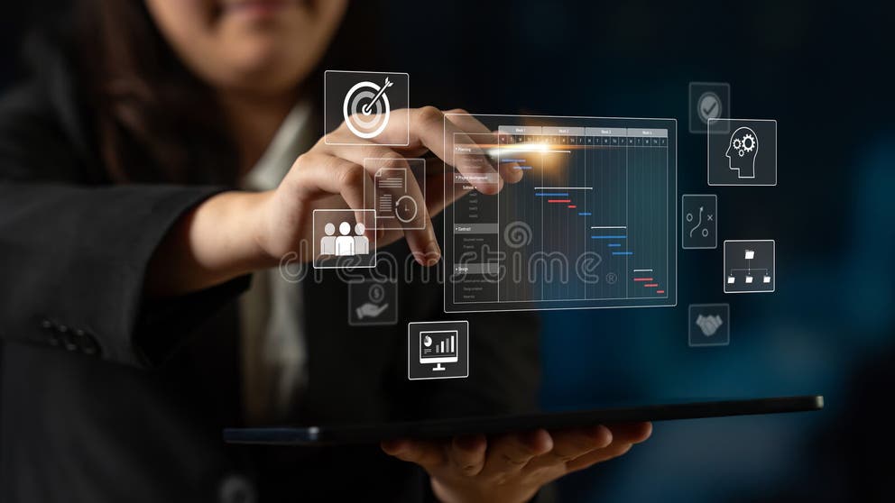 Project Management Timeline and Task Planning Latch Stock Photo - Image of planning, consultant ...