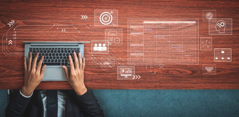 Project Management Timeline and Task Planning Vouch Stock Photo - Image of process, schedule ...