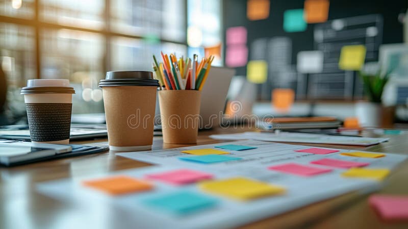 Project Management Tools, a Group Brainstorming Session with Project ...