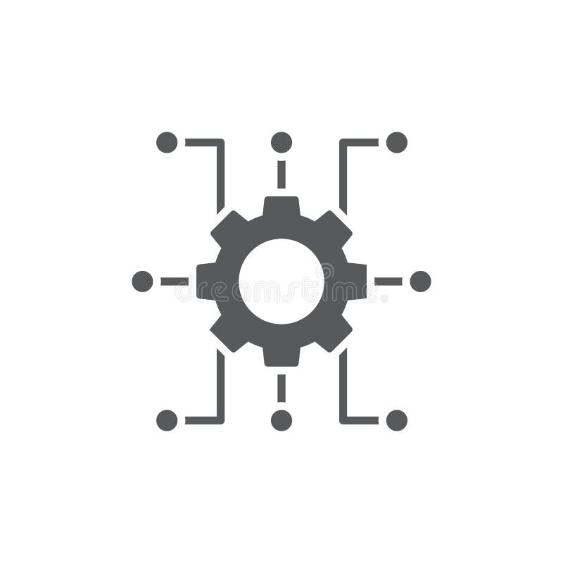 Project Management Vector Icon Symbol Isolated on White Background ...