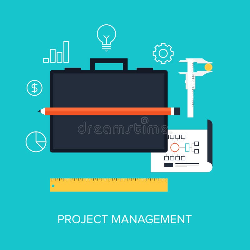 Project Management Vector Illustration Concept Stock Vector ...