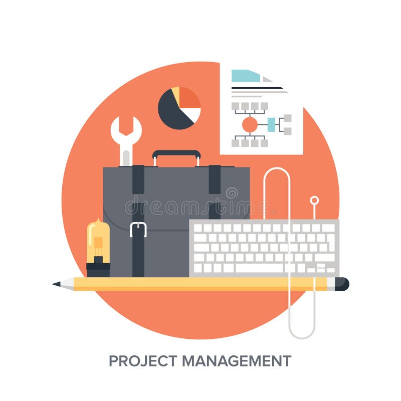 Project Management Vector Illustration Concept Stock Illustration ...