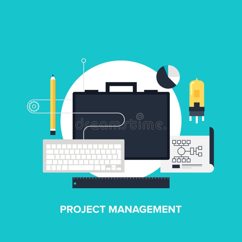 Project management stock vector. Illustration of marketing - 44362220