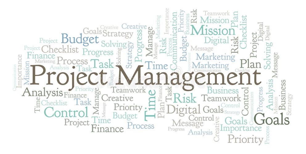 Project Management Word Cloud Stock Illustrations – 4,159 Project ...