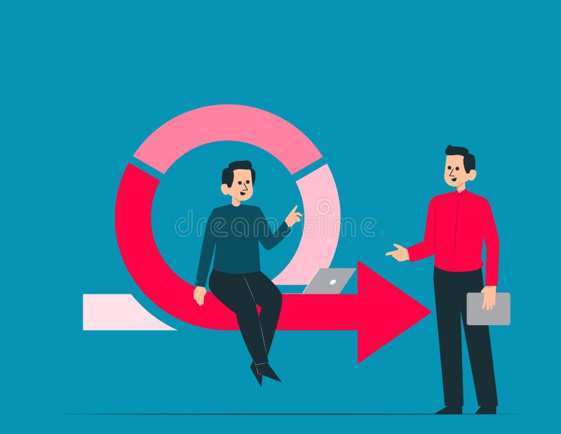 Project Management Work Cycle. Agile Development Methodology Vector ...