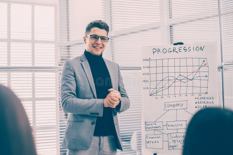 Project Manager Asking Questions during the Briefing Stock Image ...