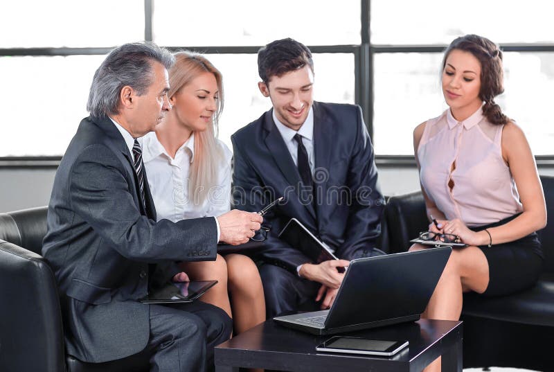 Project Manager and the Business Team are Discussing the New Project ...