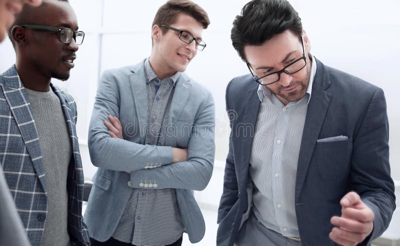 Project Manager and the Business Team are Discussing Work Problems ...