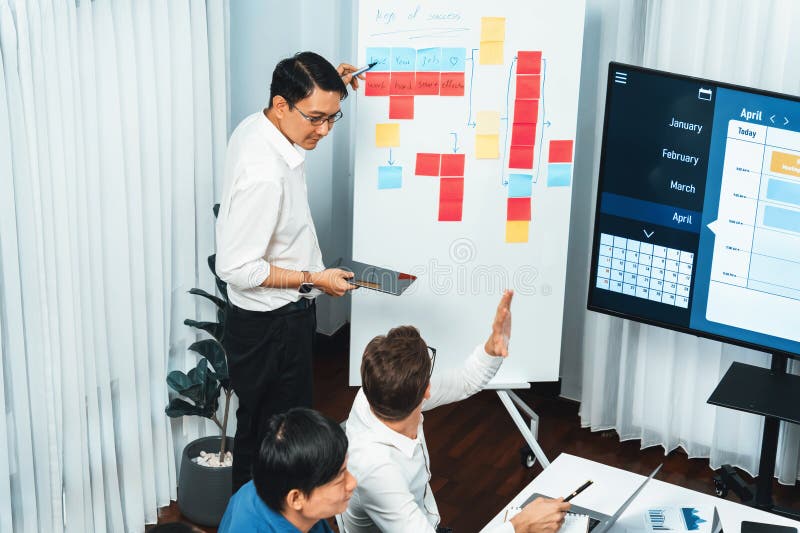 Project Manager Communicate and Collaborate with Team. Prudent Stock ...