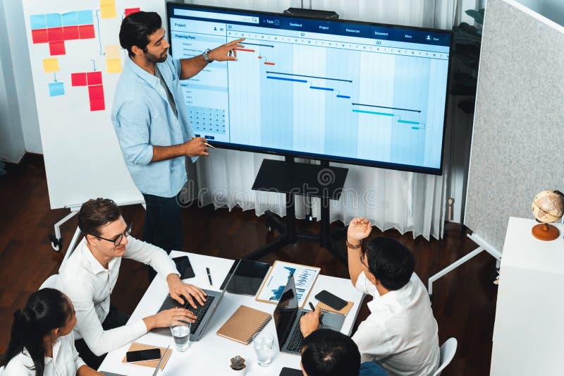 Project Manager Communicate and Collaborate with Team. Prudent Stock ...