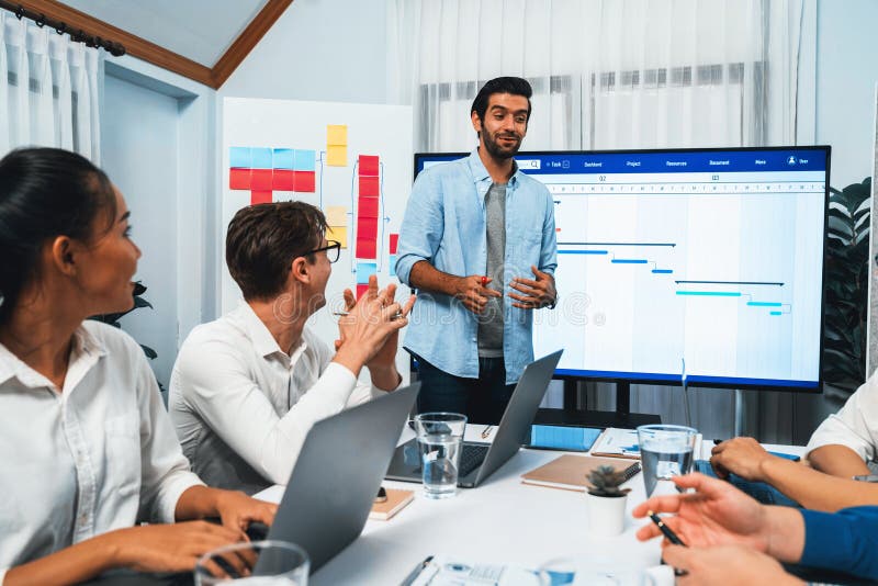 Project Manager Communicate and Collaborate with Team. Prudent Stock ...