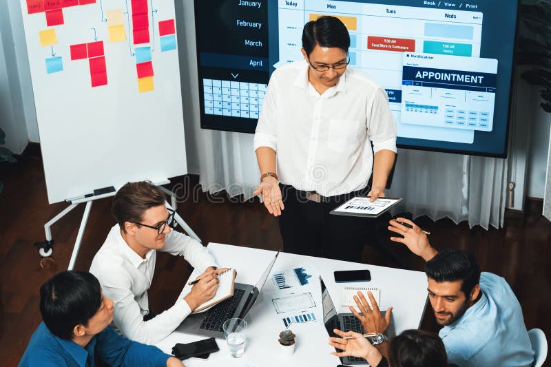 Project Manager Communicate and Collaborate with Team. Prudent Stock ...