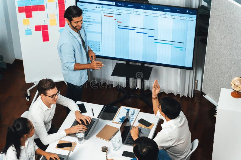 Project Manager Communicate and Collaborate with Team. Prudent Stock ...