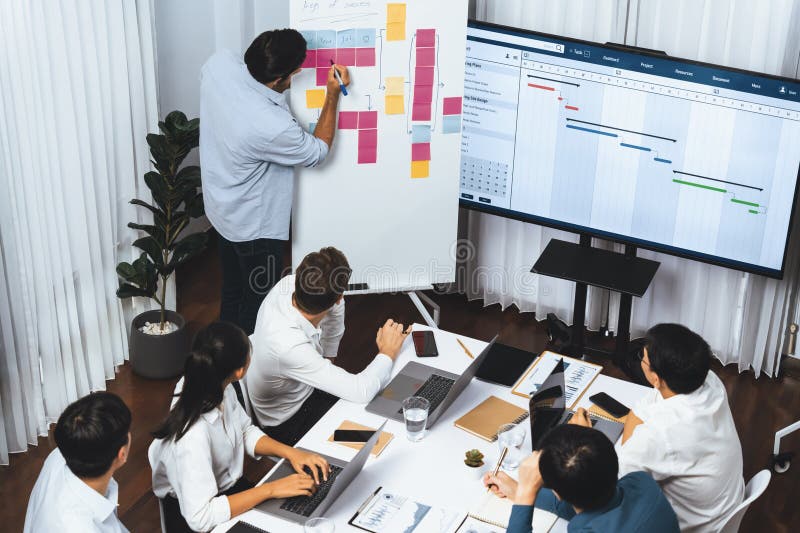 Project Manager Communicate and Collaborate with Team. Prudent Stock ...