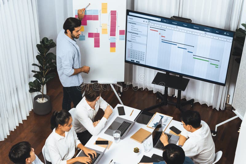 Project Manager Communicate and Collaborate with Team. Prudent Stock ...